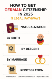 German Citizenship in 2026 – All Legal Paths Explained